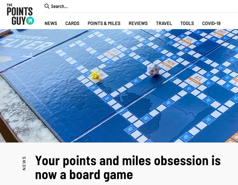 Frequent Flyer Game – A new board game for the whole family!